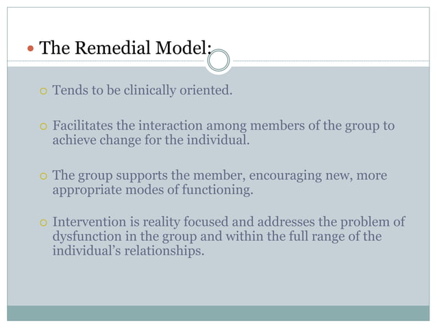 MODELS IN SOCIAL GROUP WORK , BY ARSHIL PC ,DEPARTMENT OF SOCIAL WORK ...
