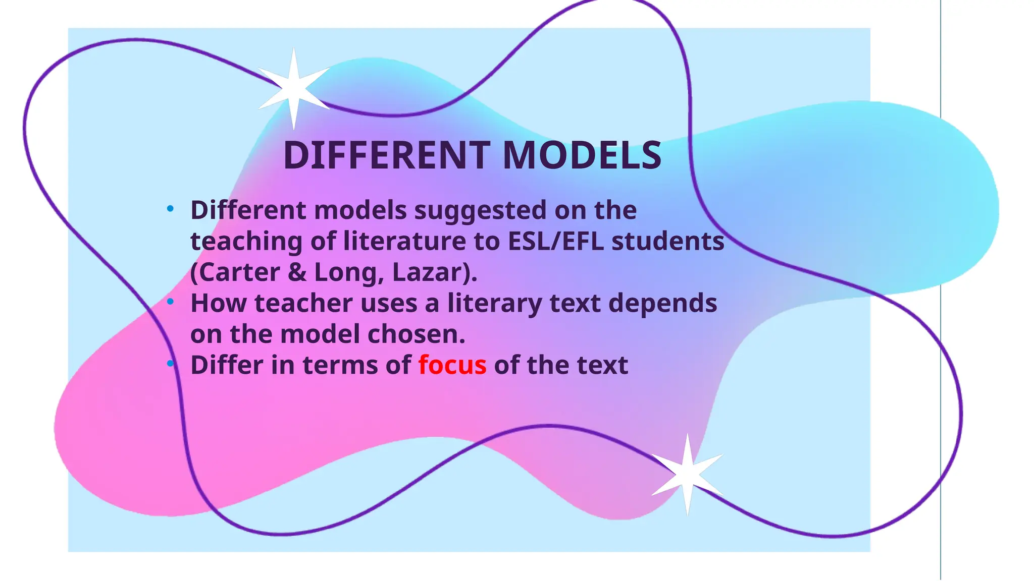 MODELS IN TEACHING LITERATURE. TESLS_Teaching | PPTX