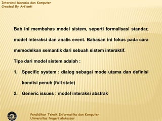 Model sistem | PPTX