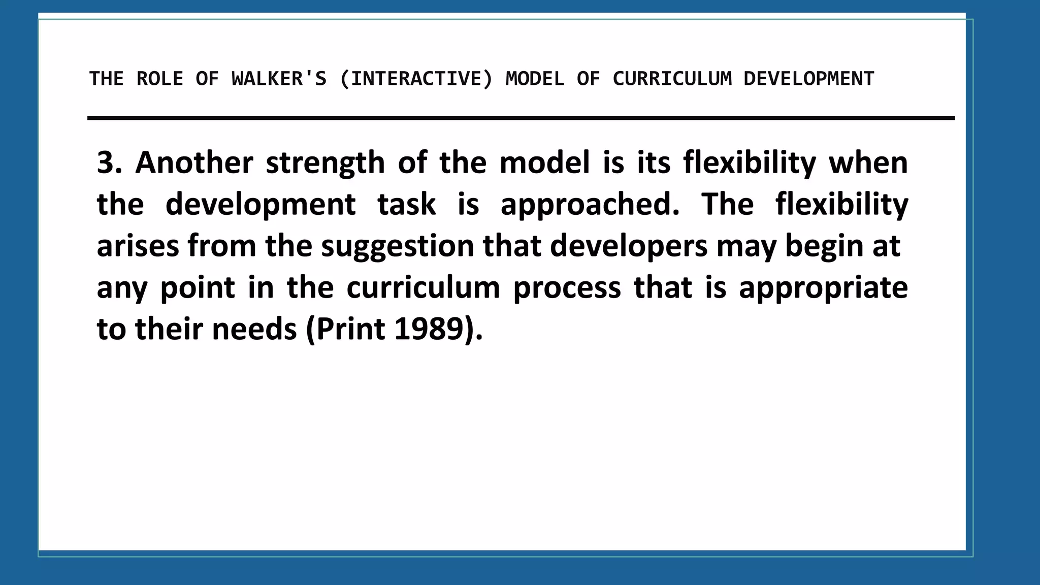 Dynamic model and Skilbeck Model of Curriculum | PPTX