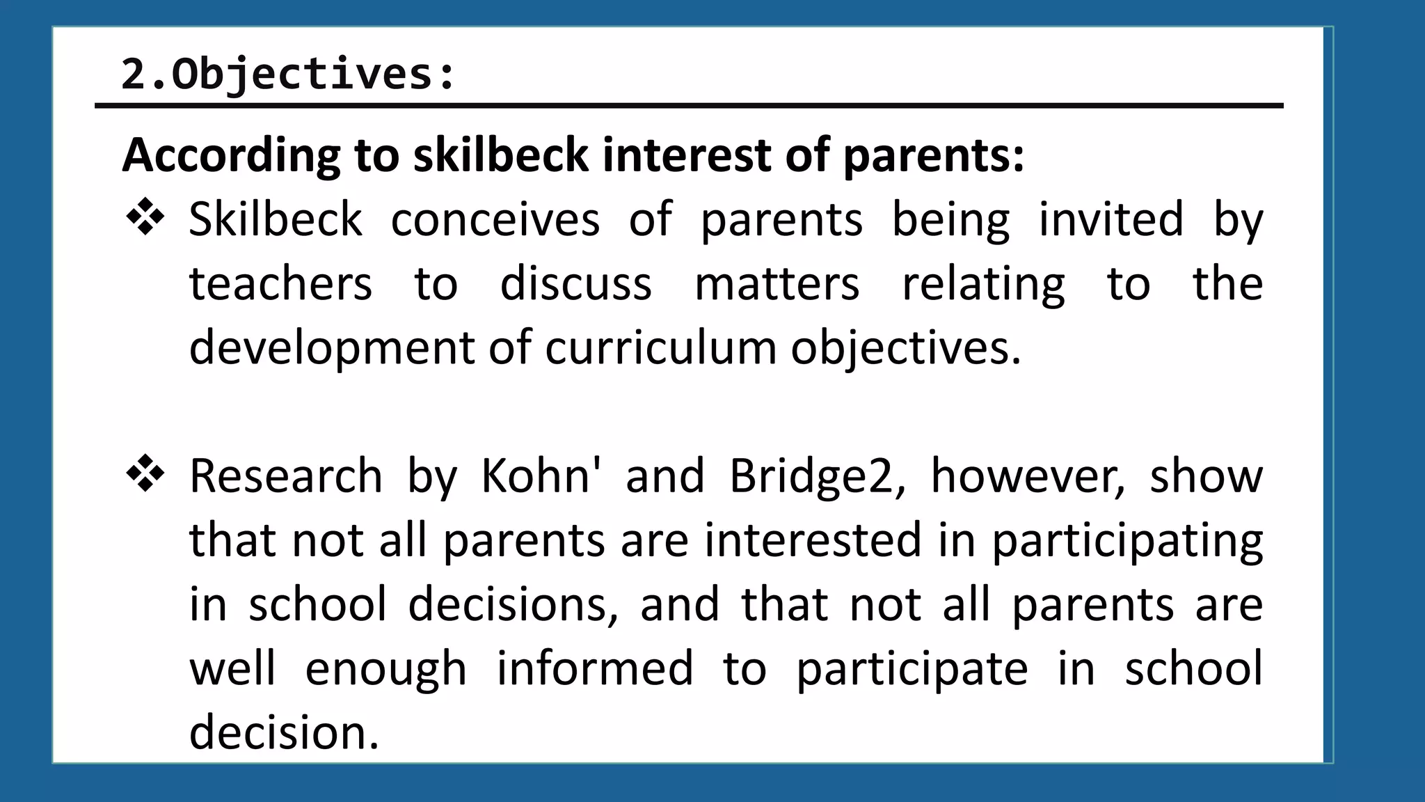 Dynamic model and Skilbeck Model of Curriculum | PPTX