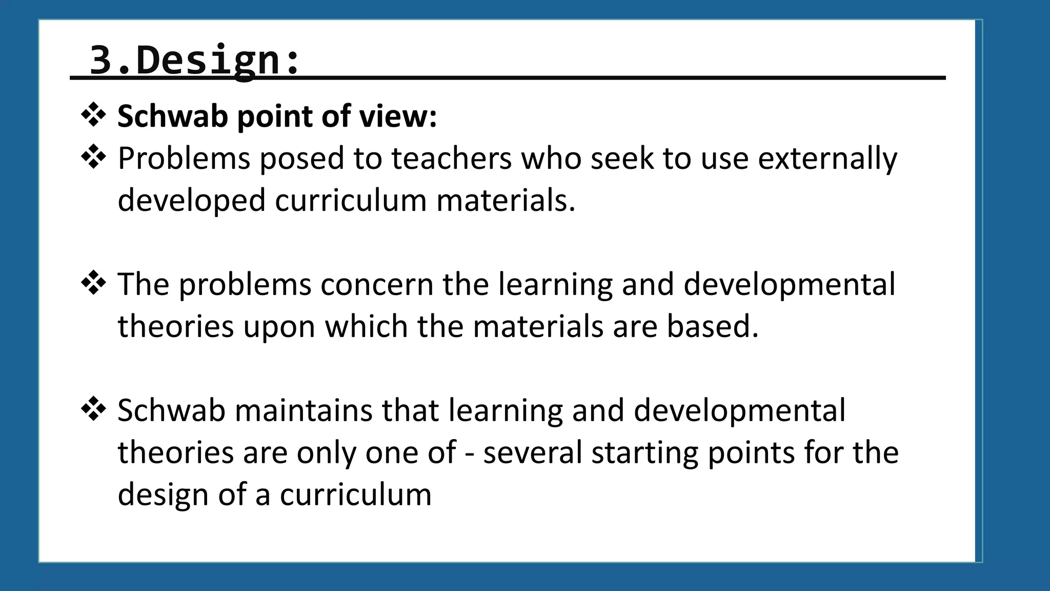 Dynamic model and Skilbeck Model of Curriculum | PPTX