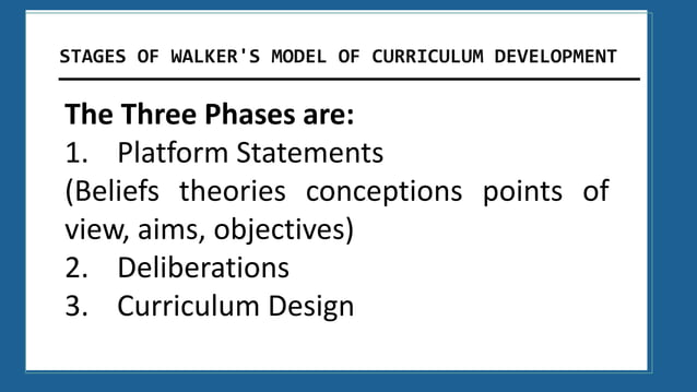 Dynamic model and Skilbeck Model of Curriculum | PPTX | Education ...