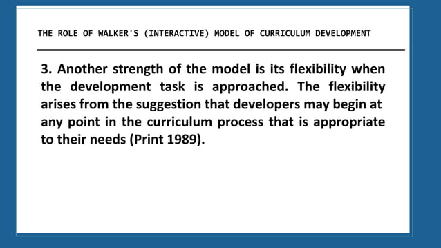 Dynamic model and Skilbeck Model of Curriculum | PPTX | Education ...
