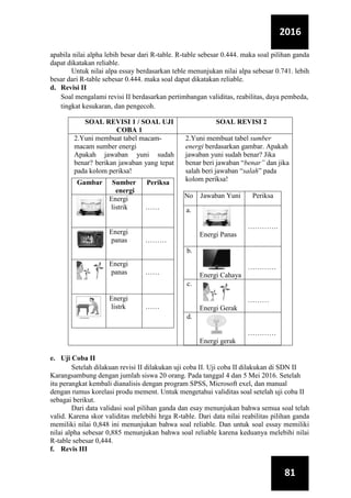 Model soal hots | PDF
