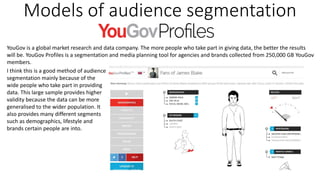 Models of audience segmentation | PPT