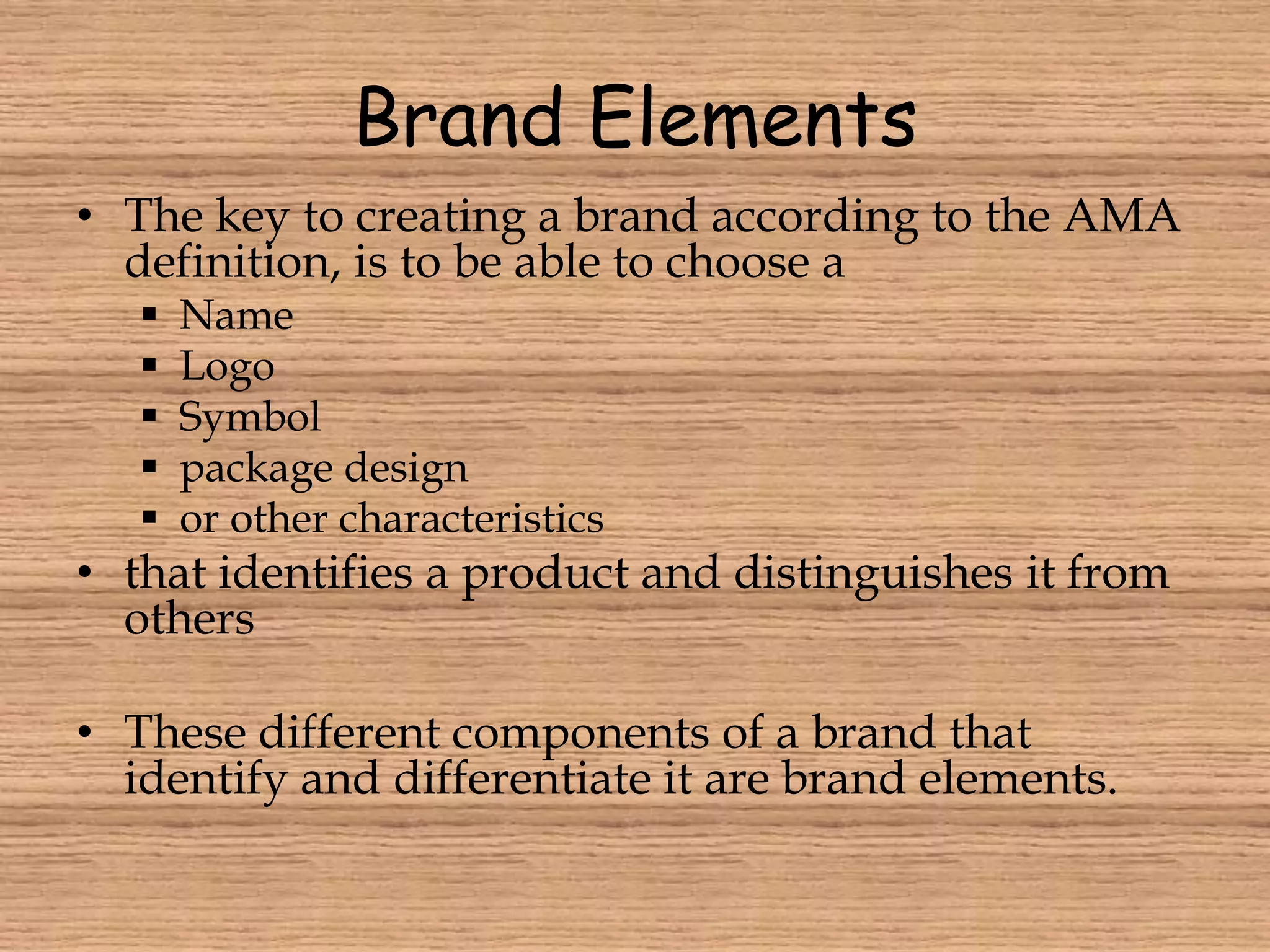 Models of brand building | PPTX
