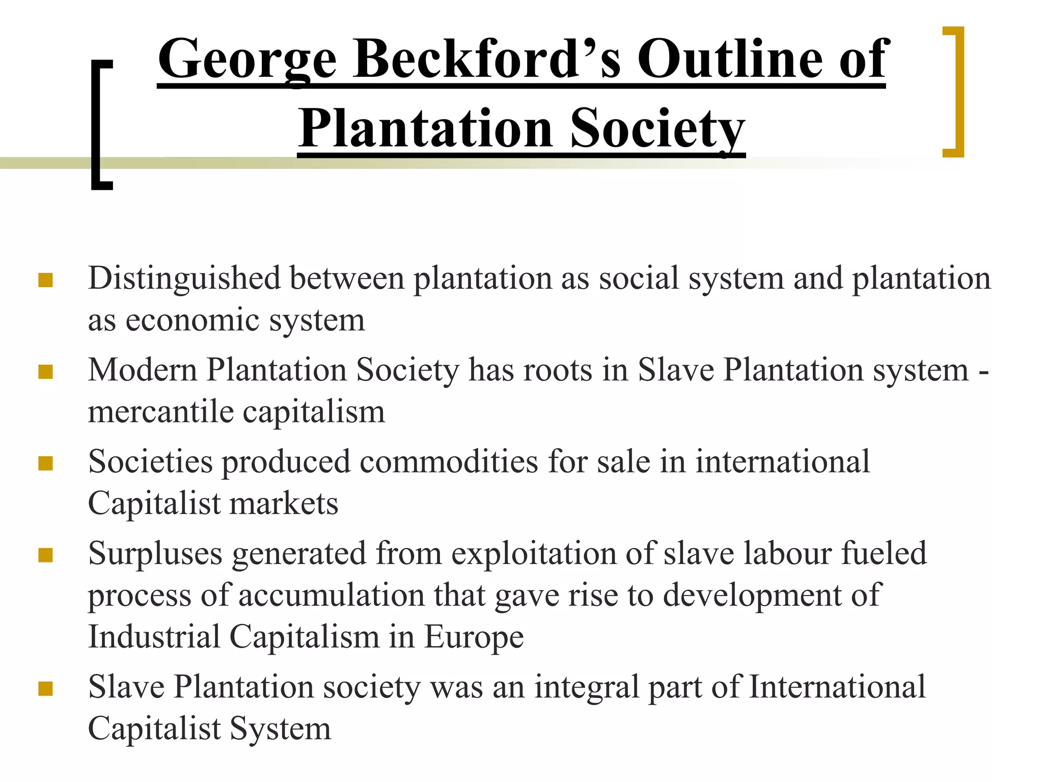Models of Caribbean societies | PPT