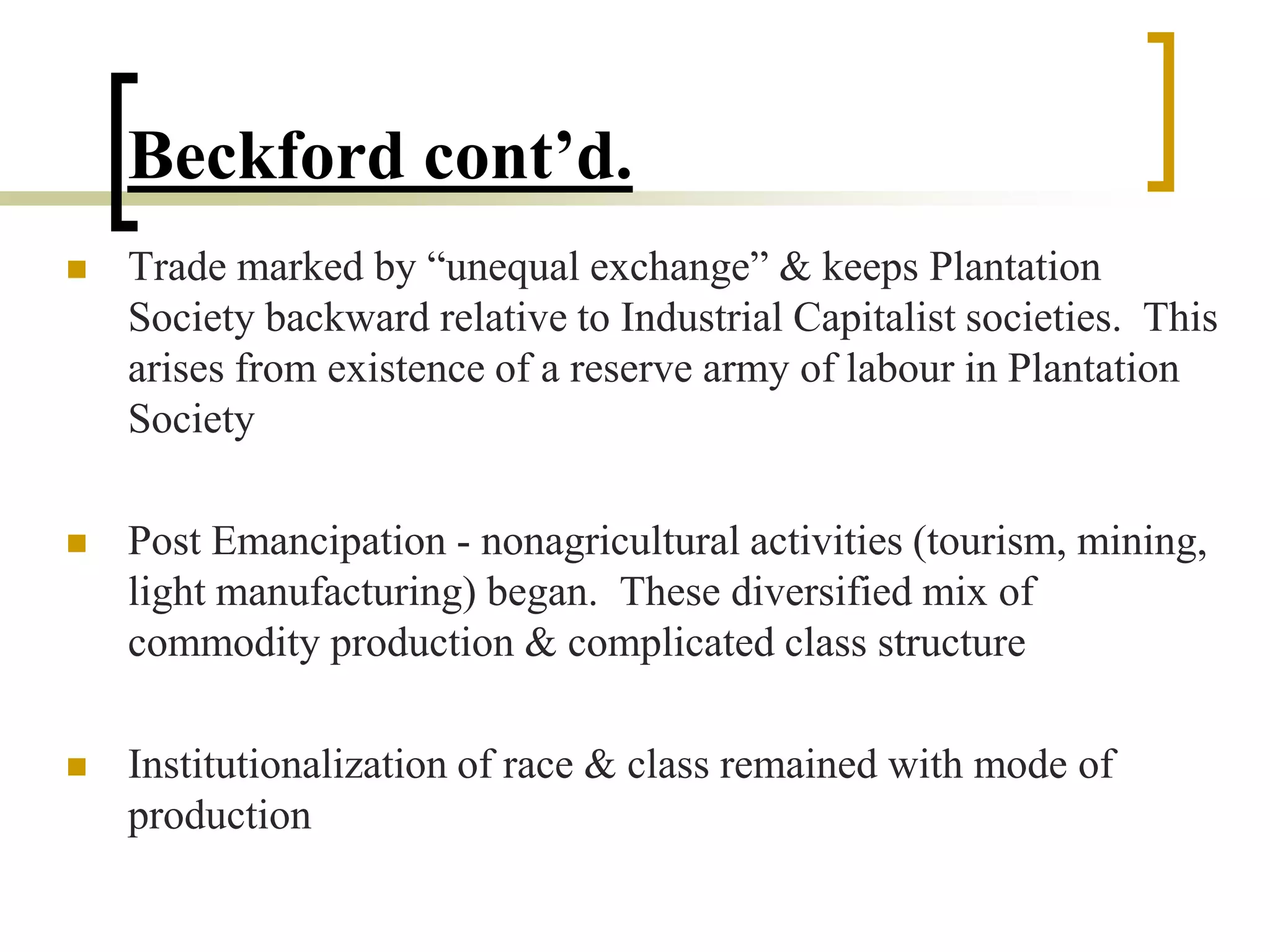 Models of Caribbean societies | PPT