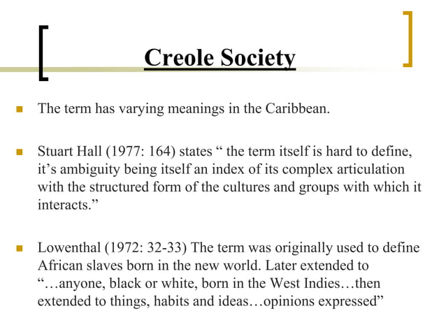Models of Caribbean societies | PPT | Crime & Harmful Acts to ...