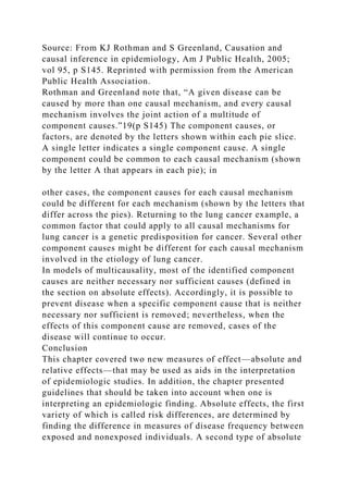 Models of Causal RelationshipsDrawing upon the concepts presente.docx ...