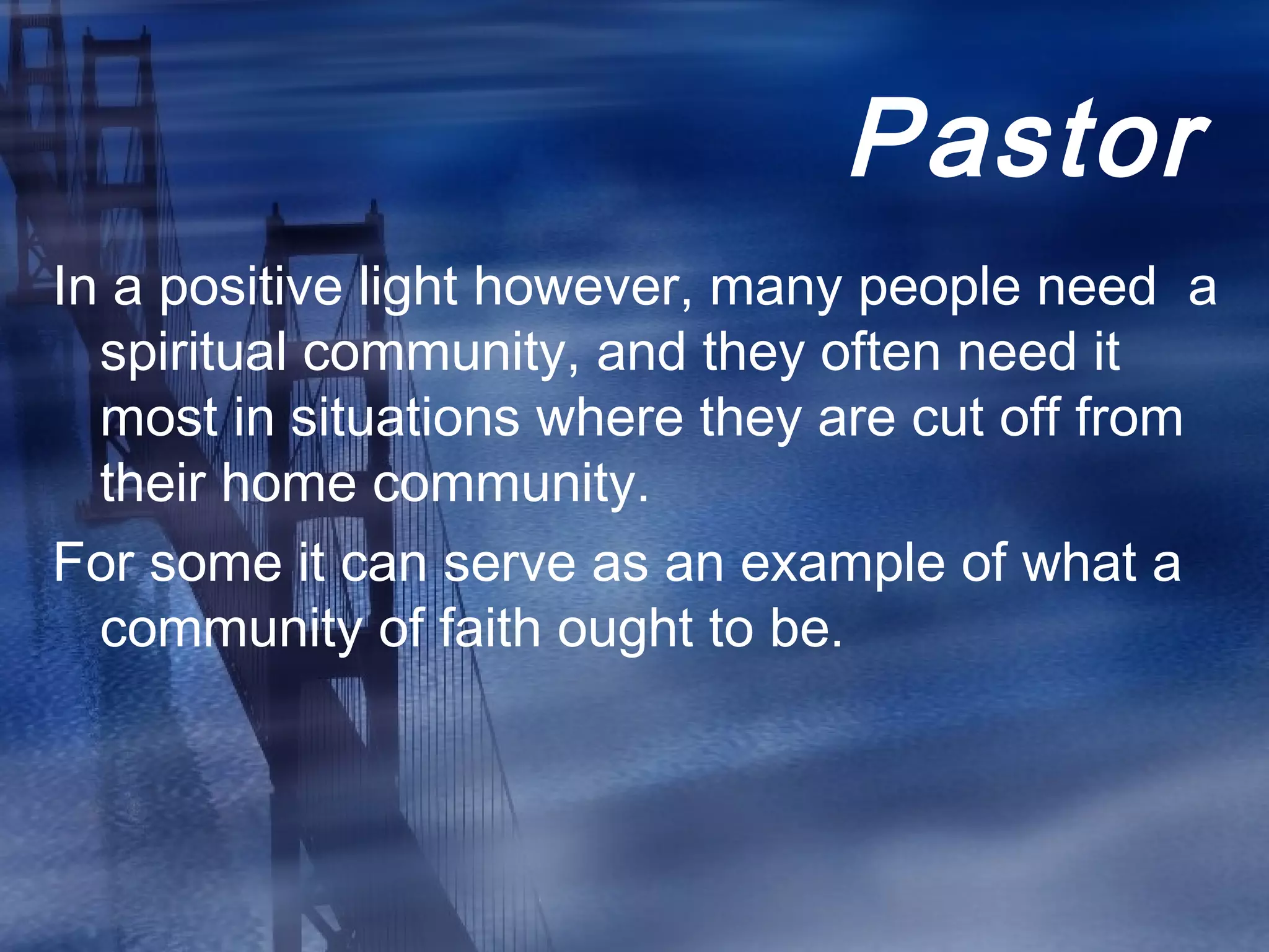 Models of Chaplaincy | PPT