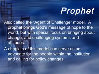 Models of Chaplaincy | PPT