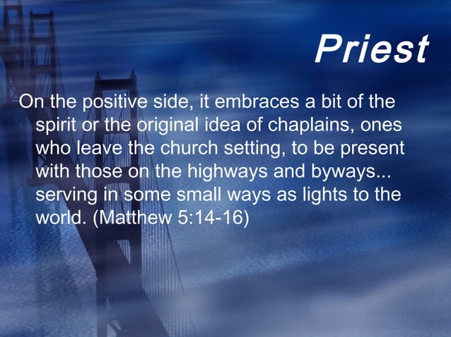 Models of Chaplaincy | PPT