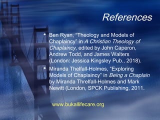 Models of Chaplaincy | PPT