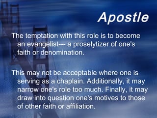 Models of Chaplaincy | PPT