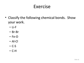 Models of chemical bonding | PPT | Chemistry | Science