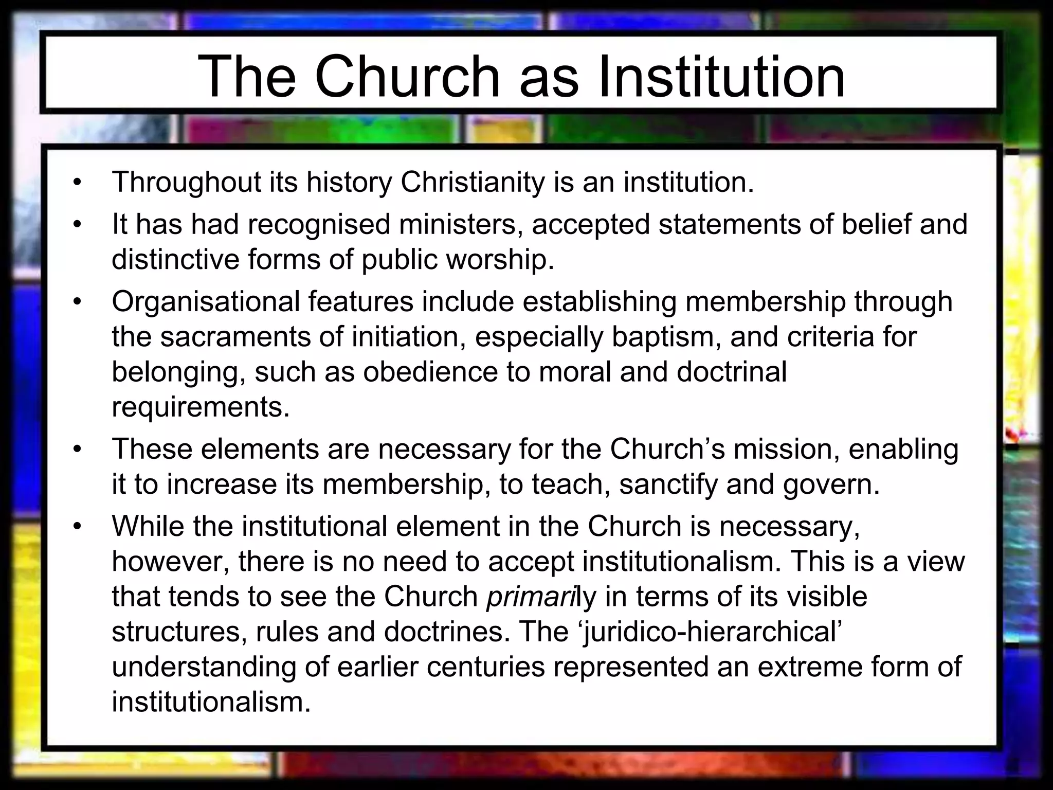 Models of Church | PPTX