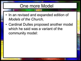 Models of Church | PPTX | Christianity | Religion & Spirituality