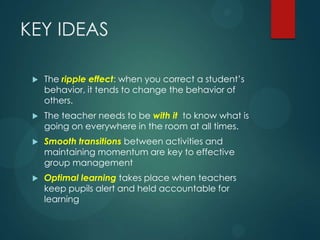 Models of classroom discipline | PPTX