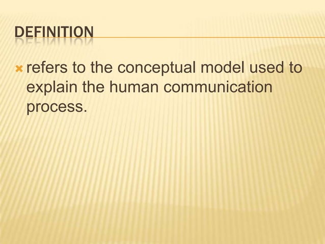 Models of communication | PPTX