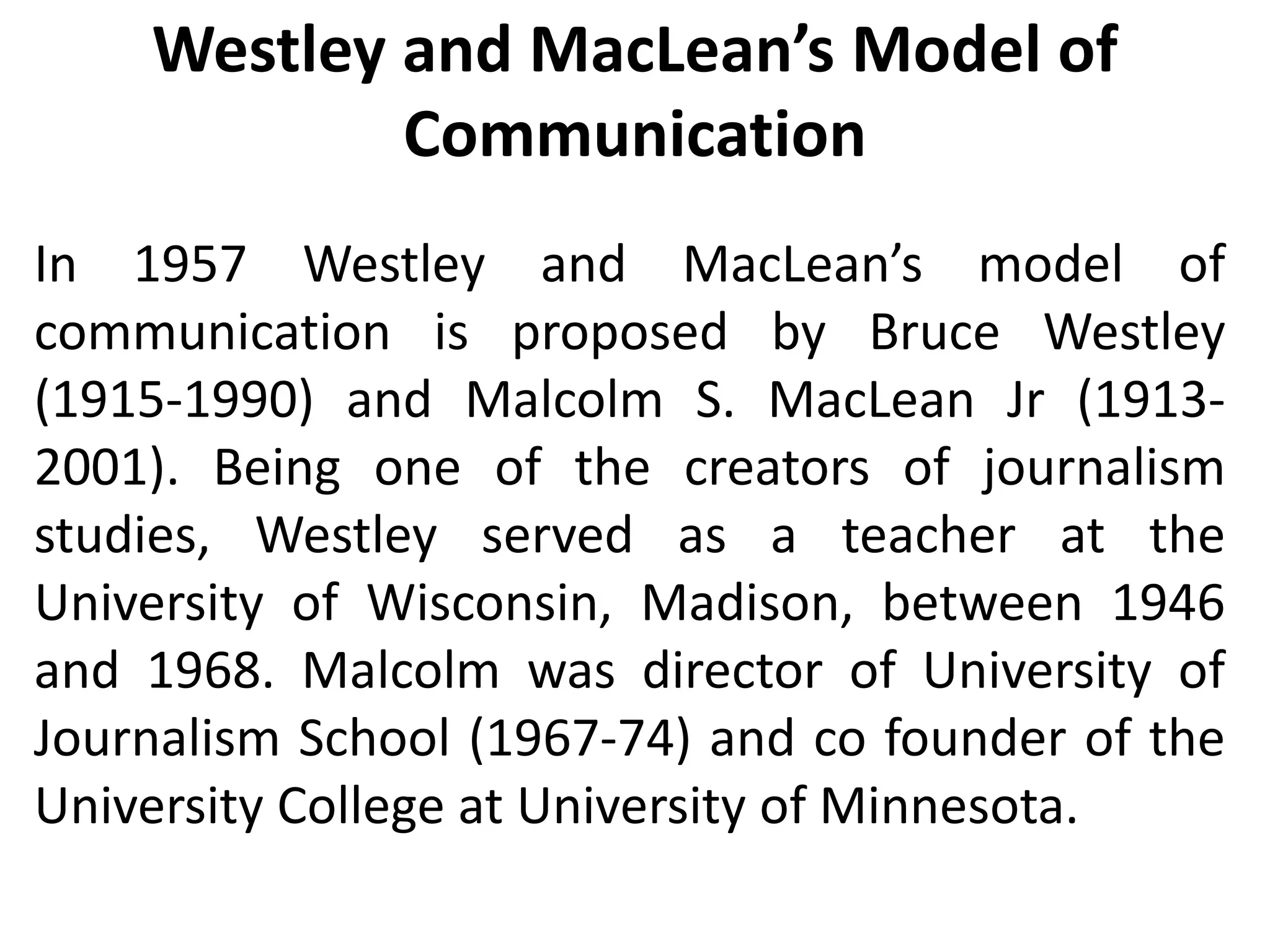 Models of communication | PPTX