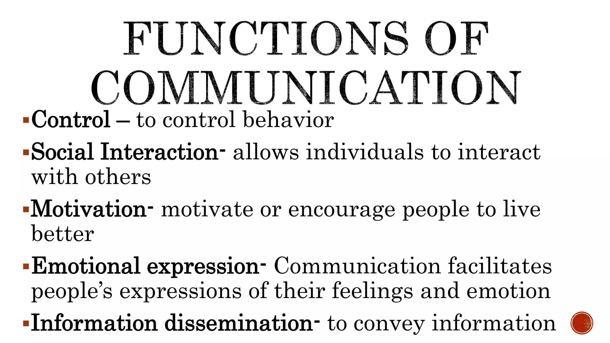 Models of communication | PPTX