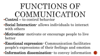 Models of communication | PPTX