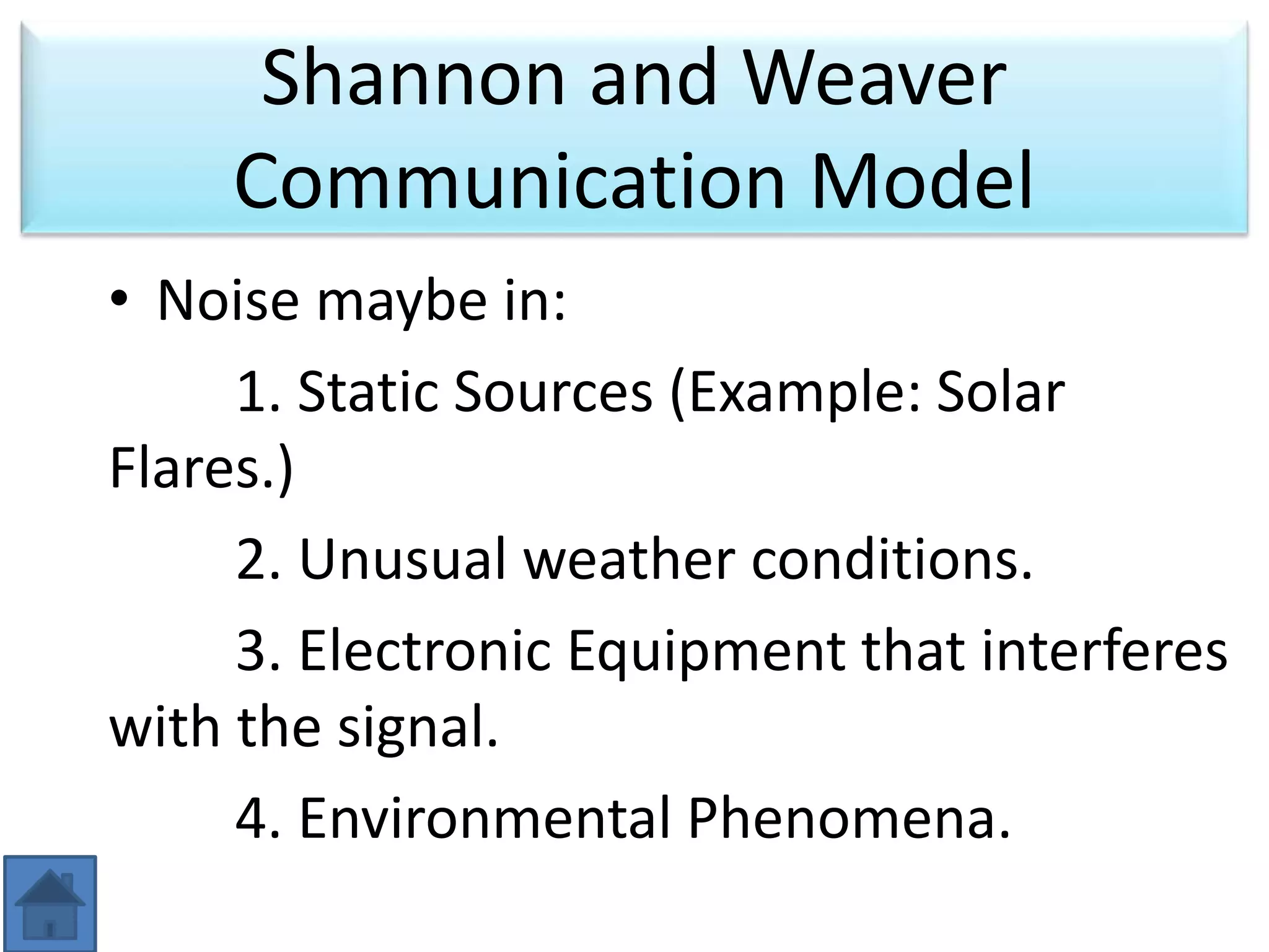 Models of Communication | PPTX