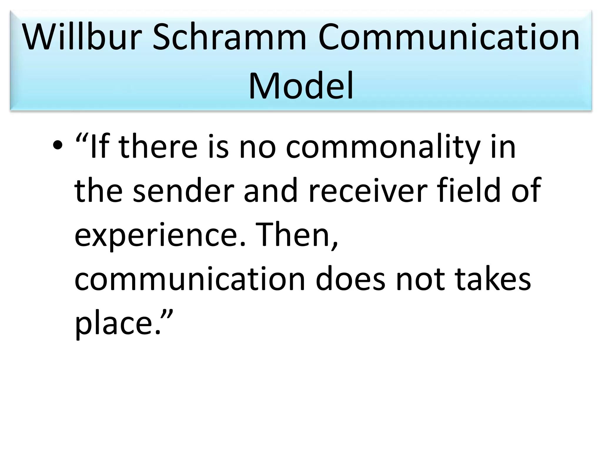 Models of Communication | PPTX