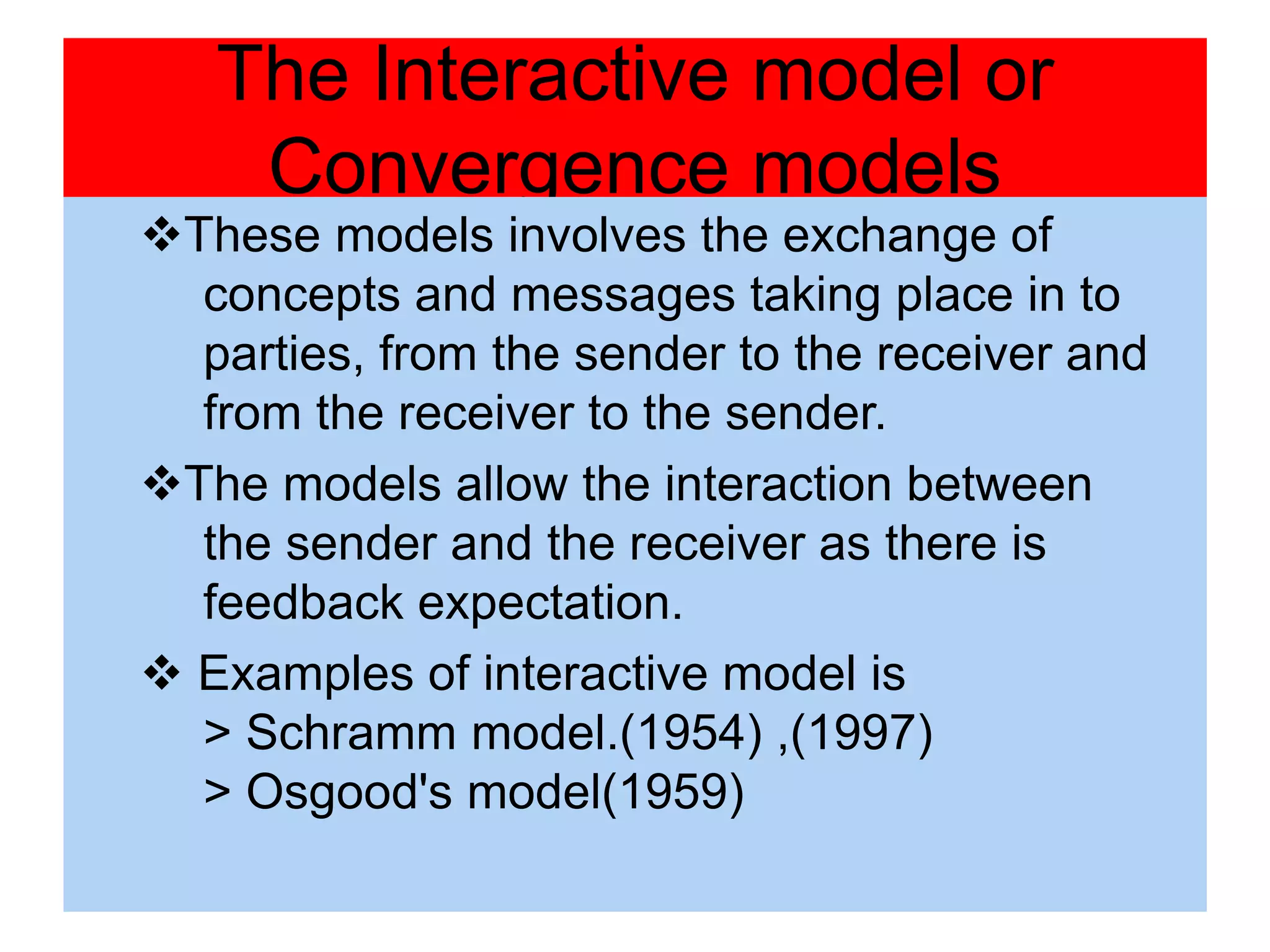 Models of communication | PPT