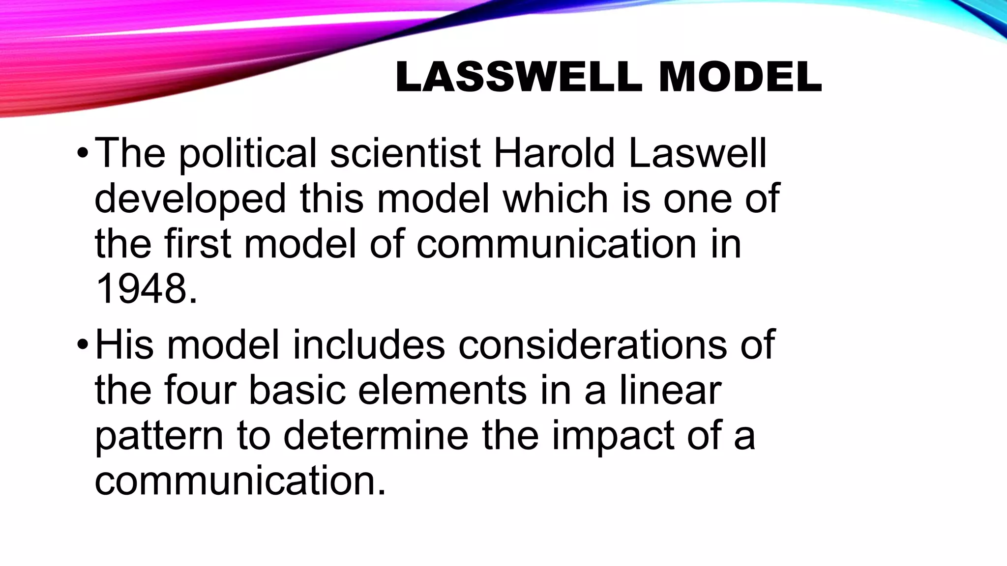 Models of communication | PPTX