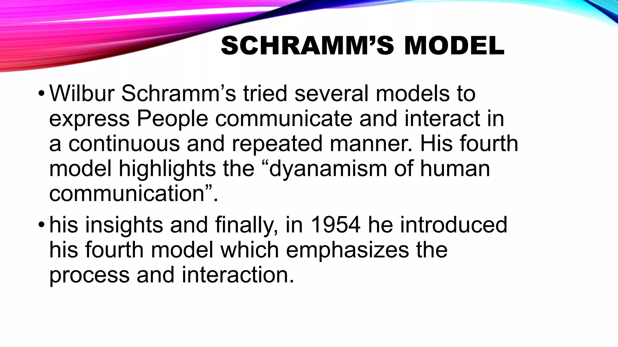 Models of communication | PPTX