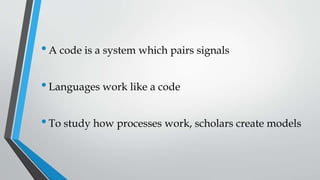 Models of Communication.pptx | Programming Languages | Computing