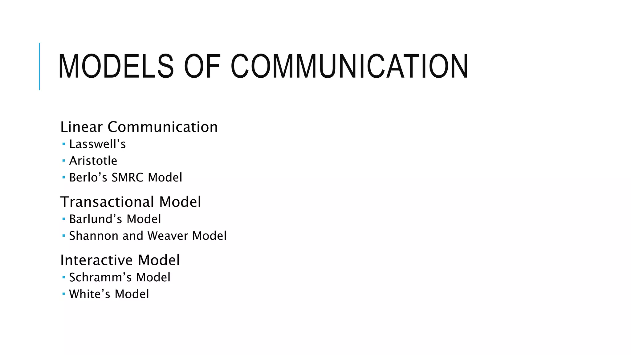 Models of Communication.pptx | Email | Internet