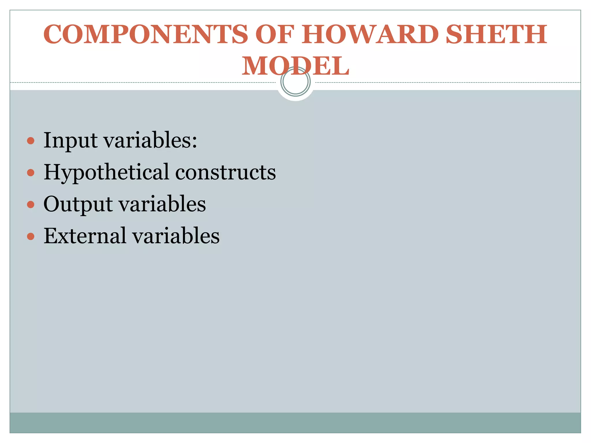 Models of consumer behavior | PPTX