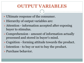 Models of consumer behavior | PPTX