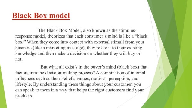 Models of consumer behavior.pptx | Marketing and Advertising | Business