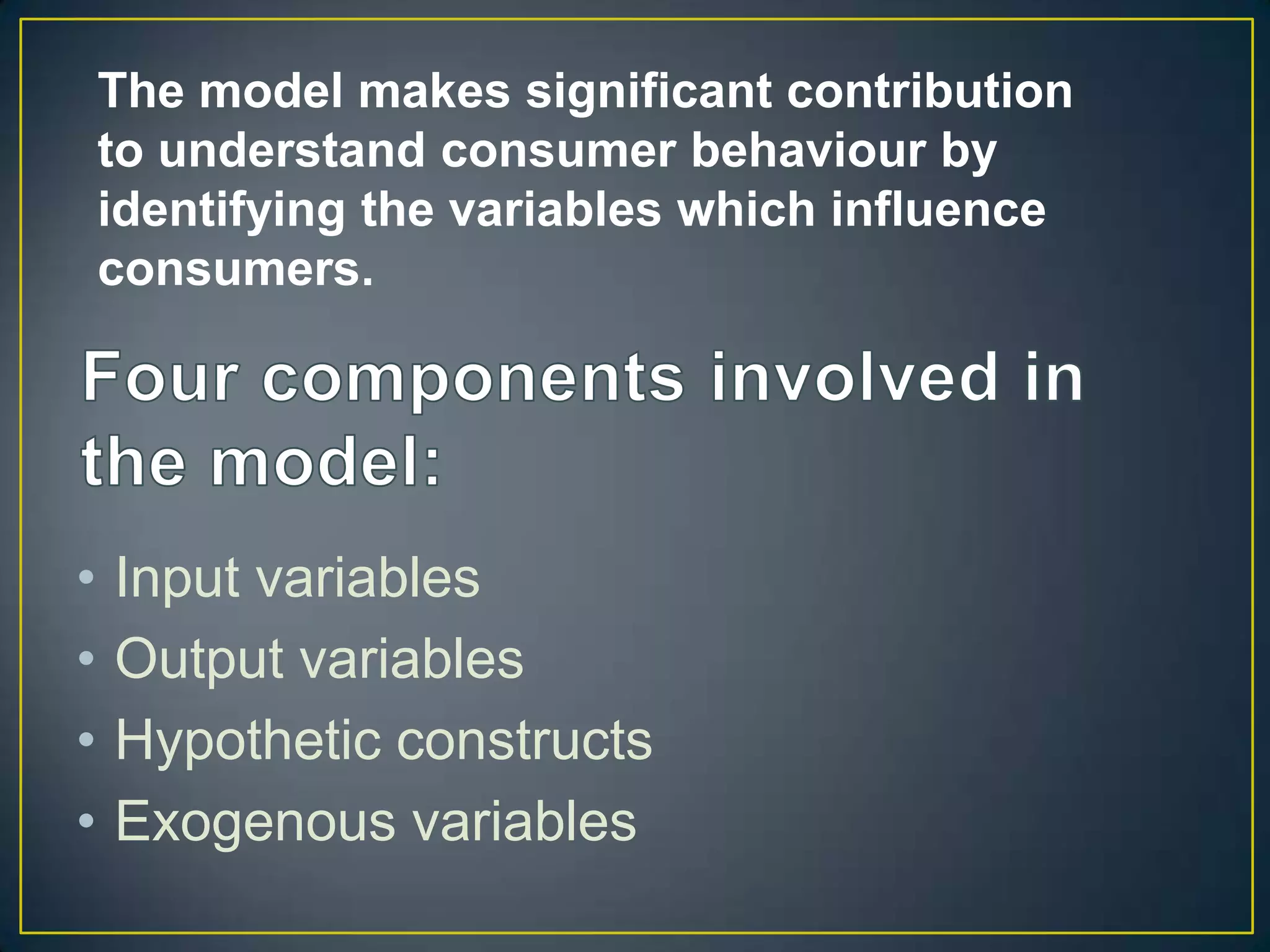 Models of consumer behaviour | PPTX
