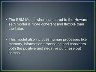 Models of consumer behaviour | PPTX
