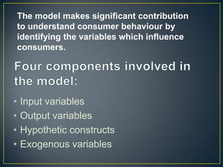 Models of consumer behaviour | PPTX