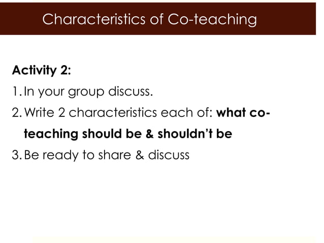 Models of Co-teaching Part A | PPT