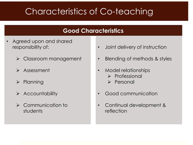 Models of Co-teaching Part A | PPT