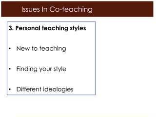 Models of Co-teaching Part A | PPTX