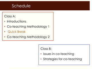 Models of Co-teaching Part A | PPT