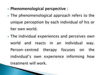 Models of counselling | PPTX