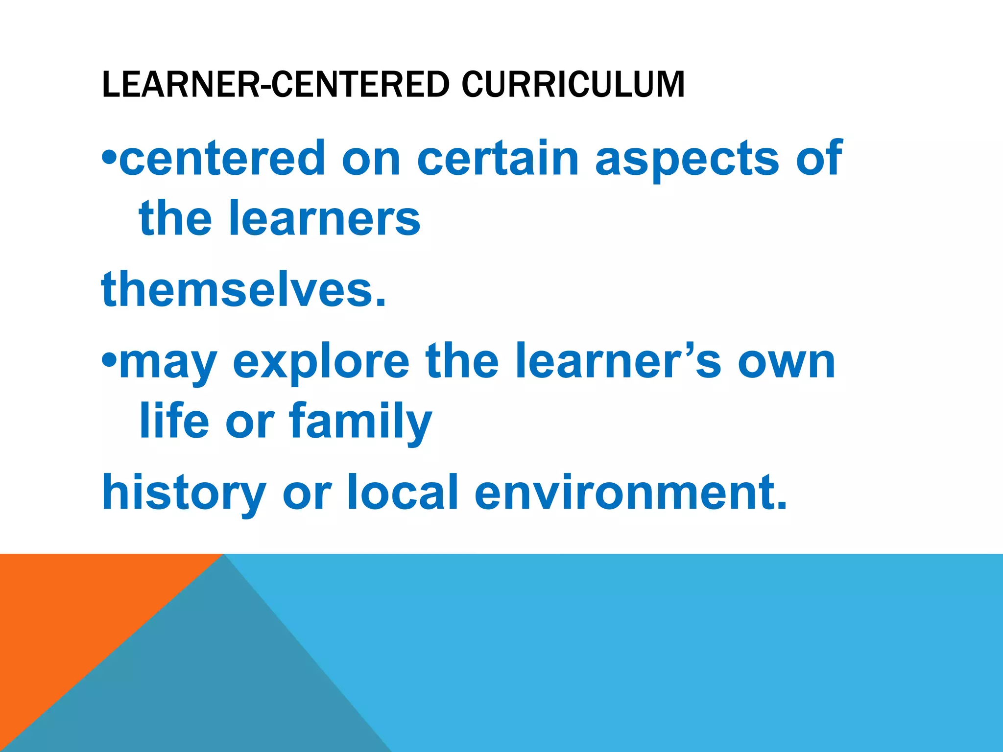 Models of curriculum development | PPTX