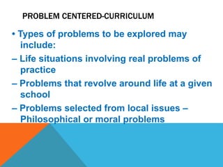 Models of curriculum development | PPTX