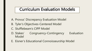 Models of Curriculum Evaluation.pptx