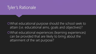 Models of curriculum evaluation and application in educational | PPTX